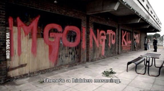 Hidden message... - 9GAG