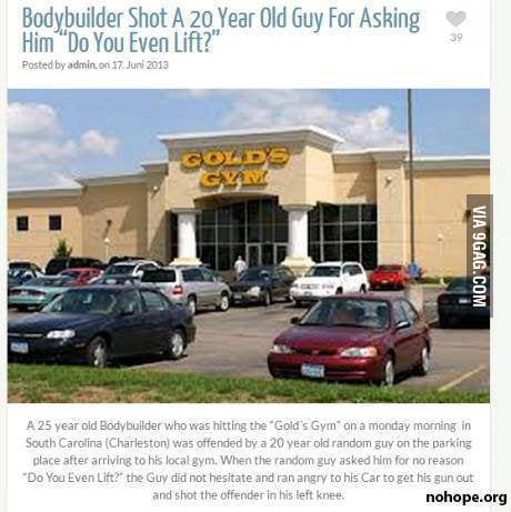 What NOT to ask a bodybuilder... - 9GAG