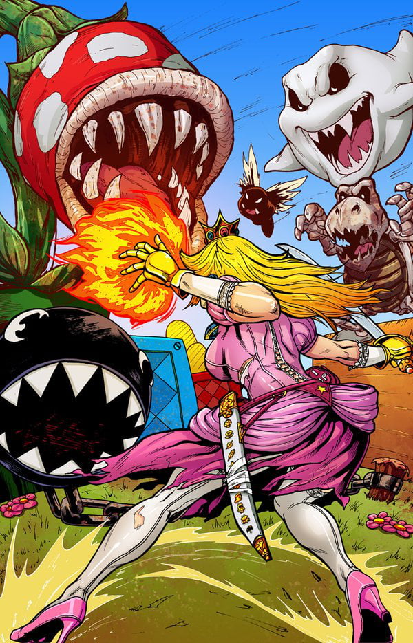 Don't worry Mario, she got this. - 9GAG