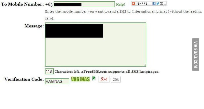 That verification code ... - 9GAG