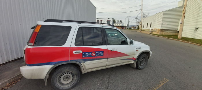 Spotted a right hand drive Canada Post car, quite rare... think its a ...