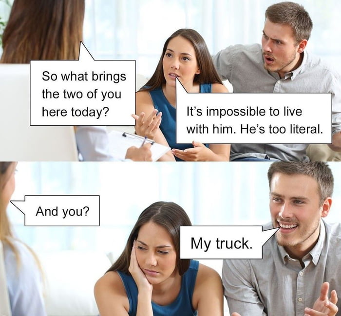 Too literal! - 9GAG