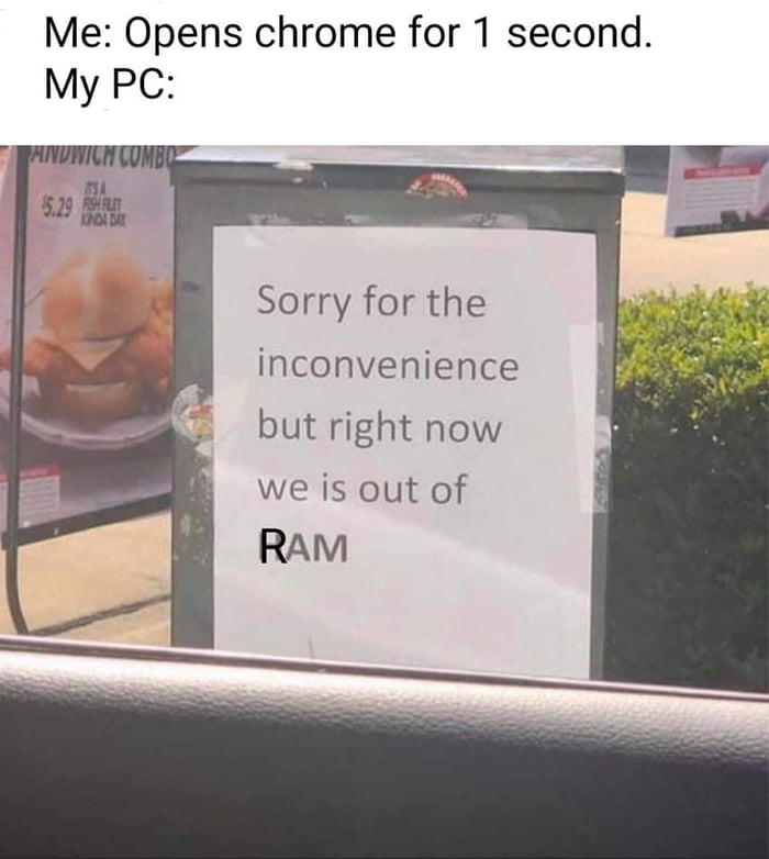 Need for speed more RAM - 9GAG