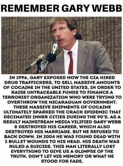 Reminder not to forget about Gary Webb - 9GAG