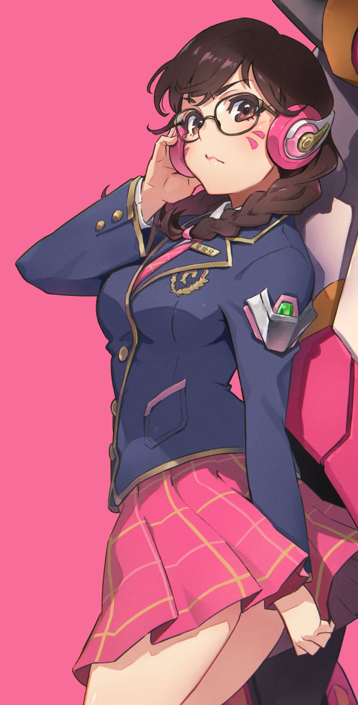 Anime D.Va Academy Skin by Eito Nishikawa - 9GAG