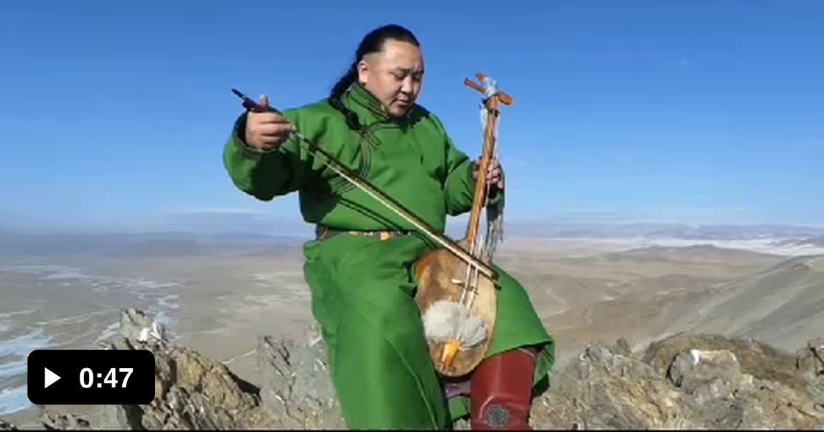 Amazing traditional mongolian throat singing - 9GAG
