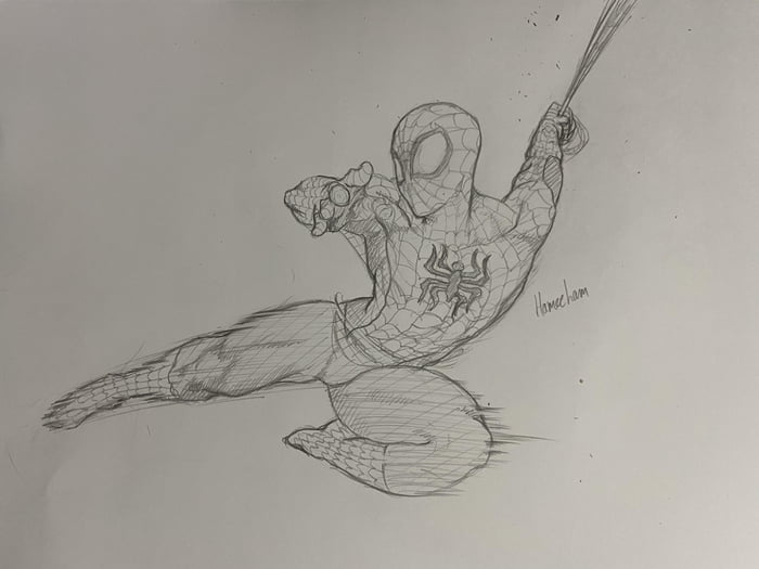 Practiced drawing some dynamic poses! - 9GAG