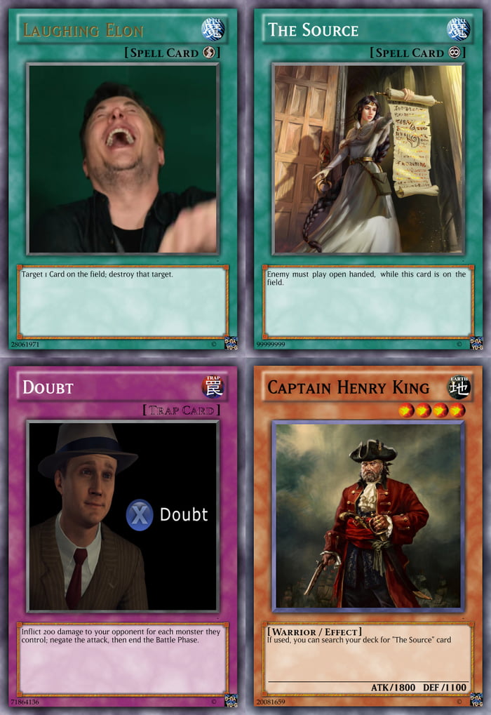 What do you guys think? (A playable Meme Yugioh Deck) - 9GAG