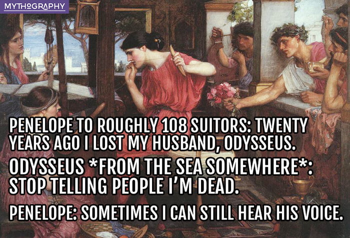 Stop telling people I'm dead, Penelope. - 9GAG