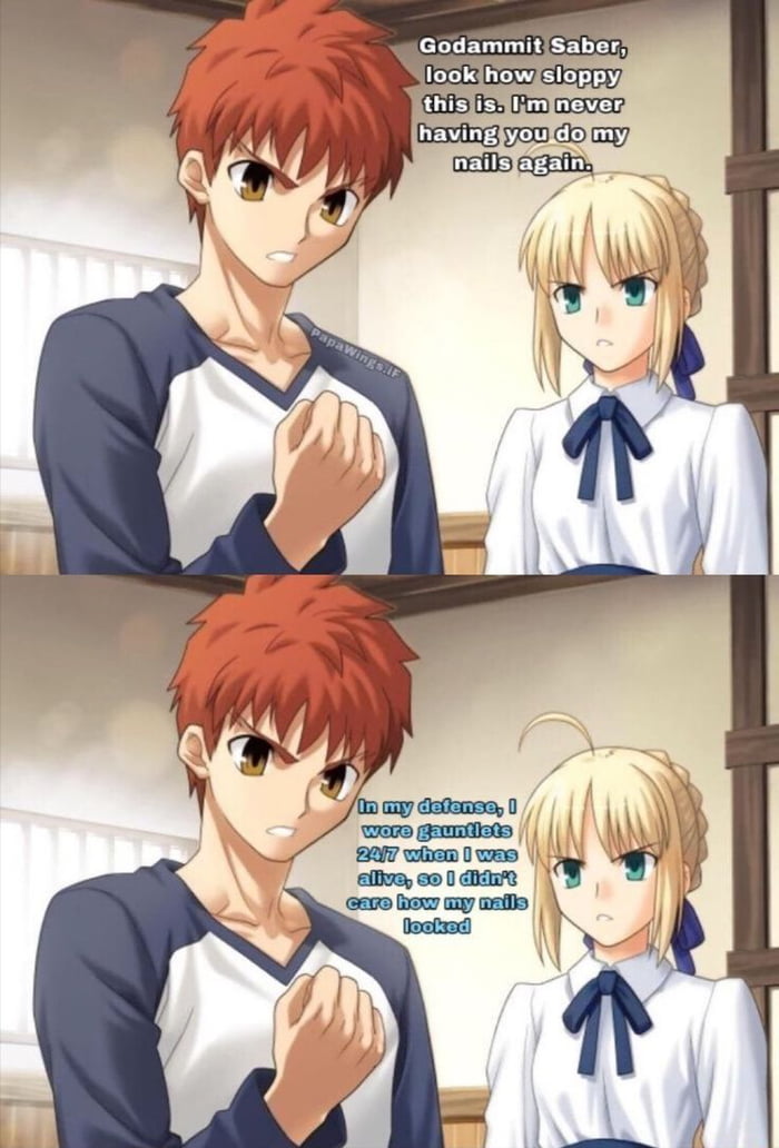 Dammit saber. - 9GAG