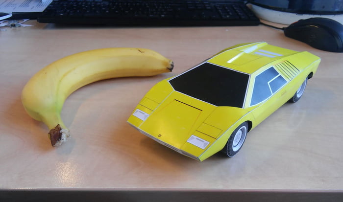 I made this low polygon Countach prototype model, came out better than ...