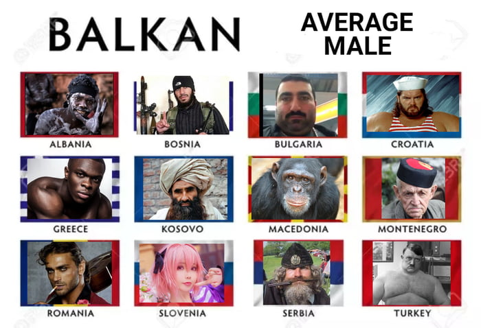 Average male in the Balkan region, 100% legit - 9GAG