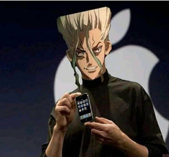 Senku in last episode of Dr. Stone - 9GAG