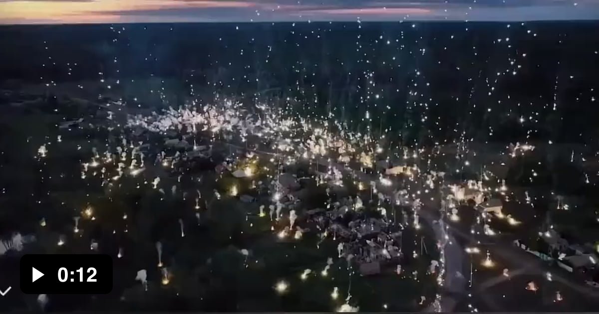 Incendiary munitions in Ozerna, Ukraine. The 9M22S missile carries the ...