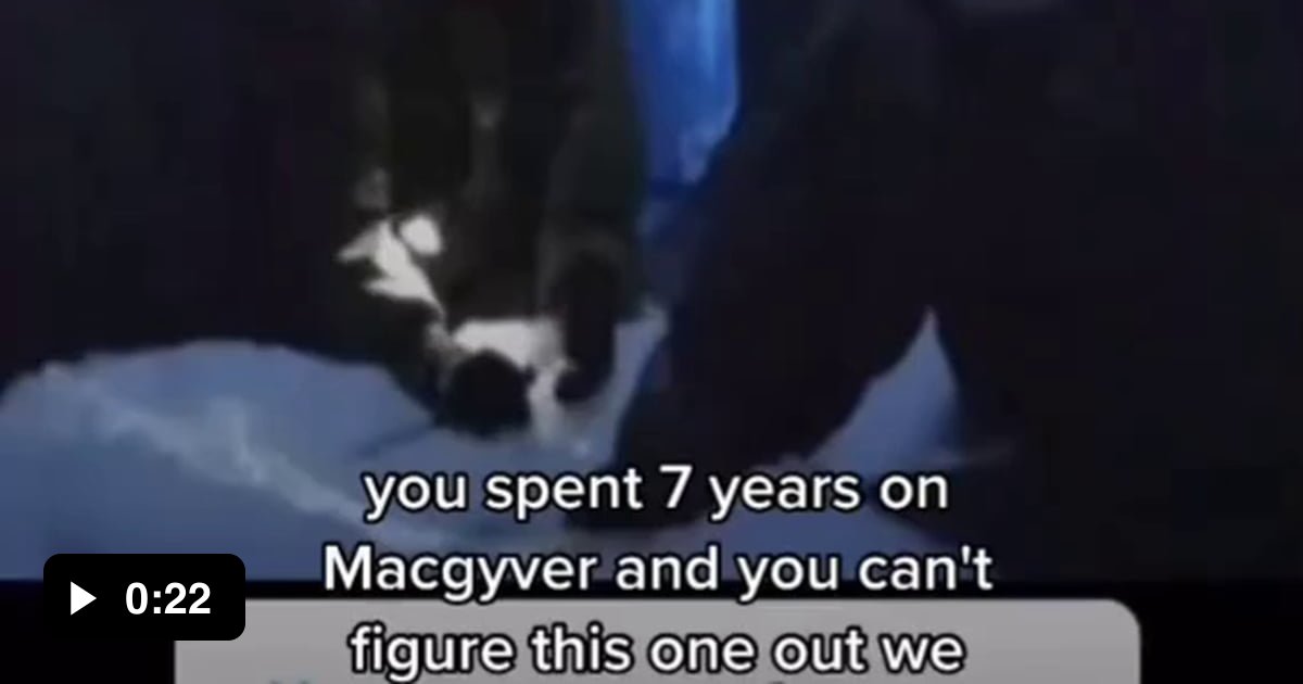 Stuck with Macgyver in Stargate - 9GAG