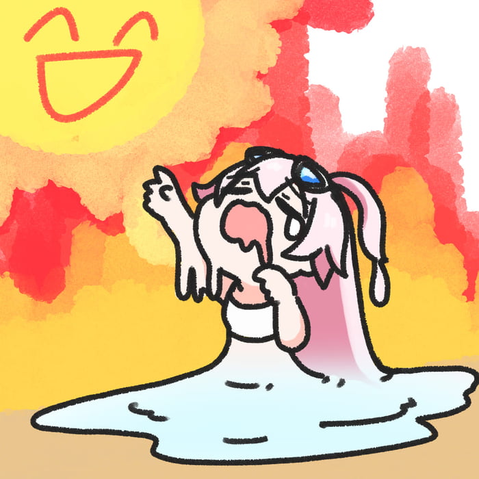 Attsui… atsukute hikarabi-sō… ugoi tenainoni atsui yo ~ - 9GAG