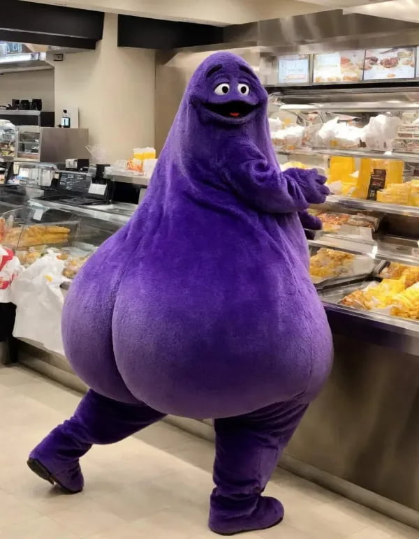 Grimace got thick - 9GAG