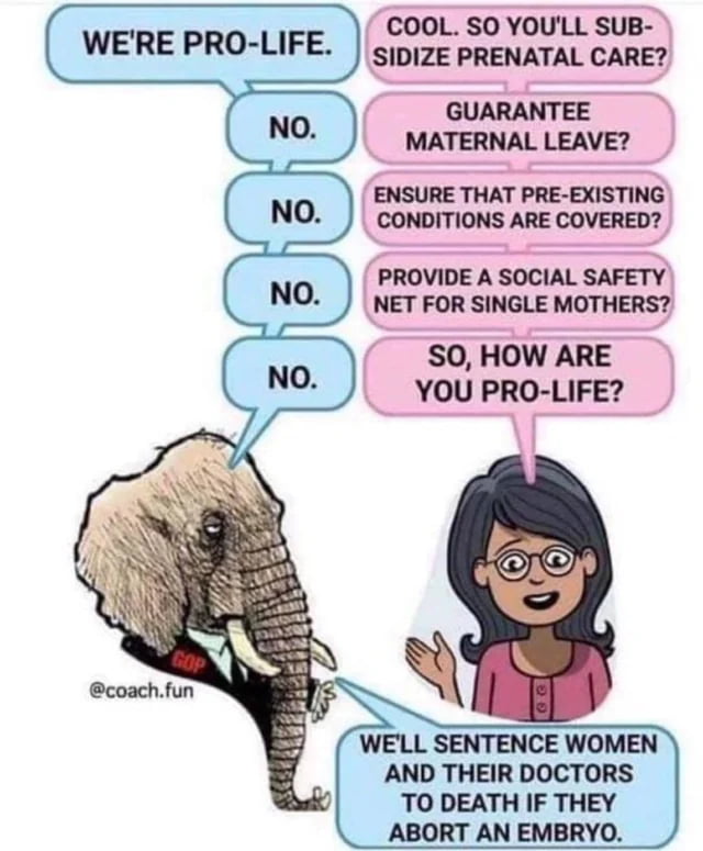 Pro-birth != Pro-life - 9GAG