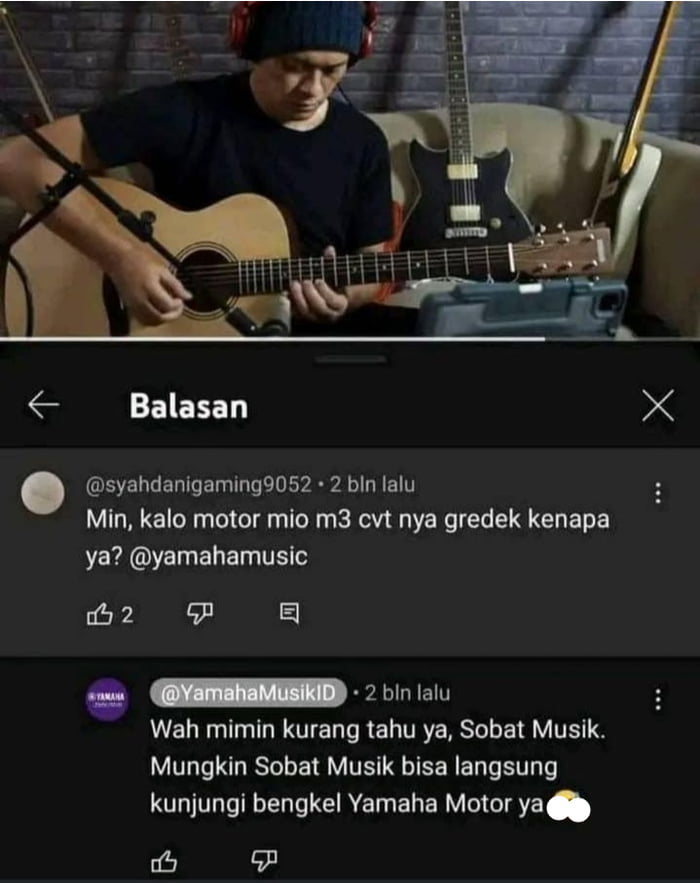 Yaaa sama sama yamaha sihh, tapi gimana ya - 9GAG