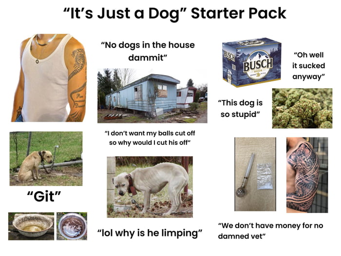 “It’s Just a Dog” Starter Pack - 9GAG