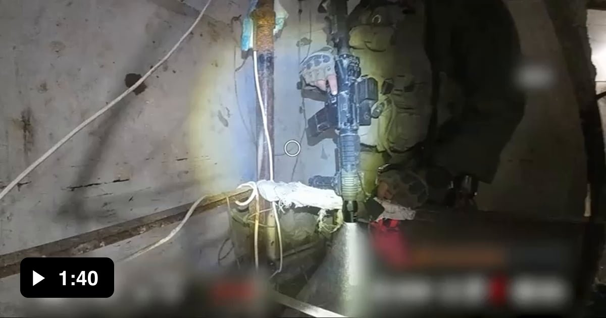 More footage and an infographic detailing the underground tunnel ...