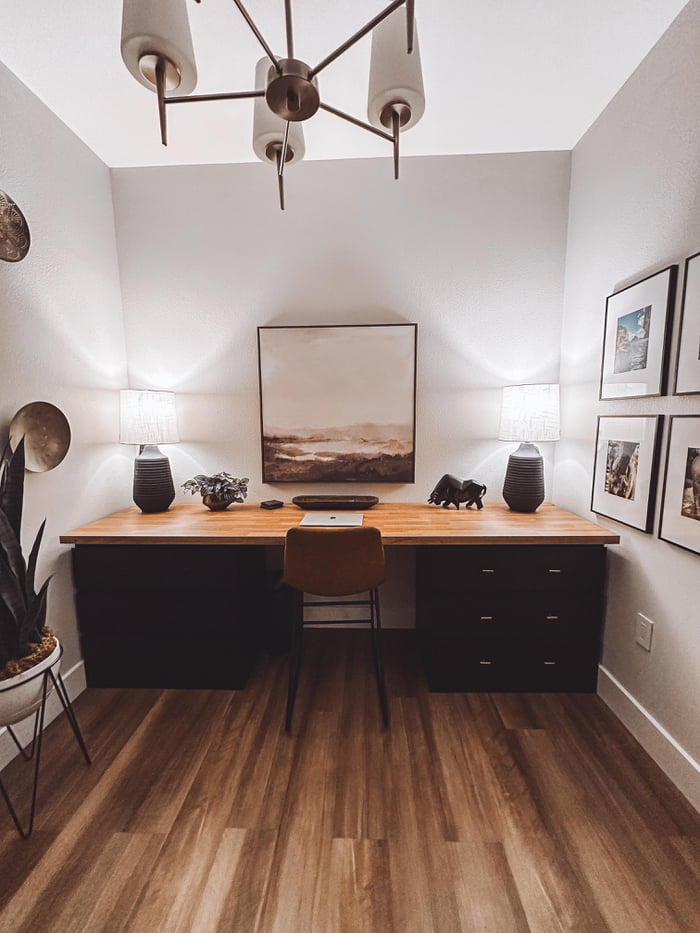 98” IKEA Saljan + 2 Malm dressers - 9GAG
