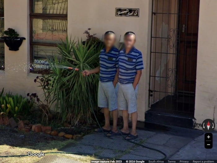 When you and your bro are caught on Google Maps - 9GAG