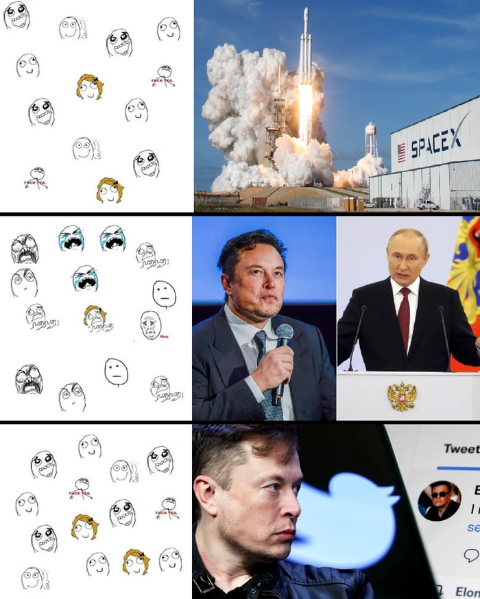 9Gagger Elon Musk simps in a nutshell - 9GAG