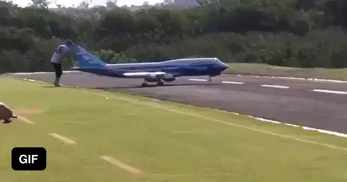 First flight of this RC 747 - 9GAG