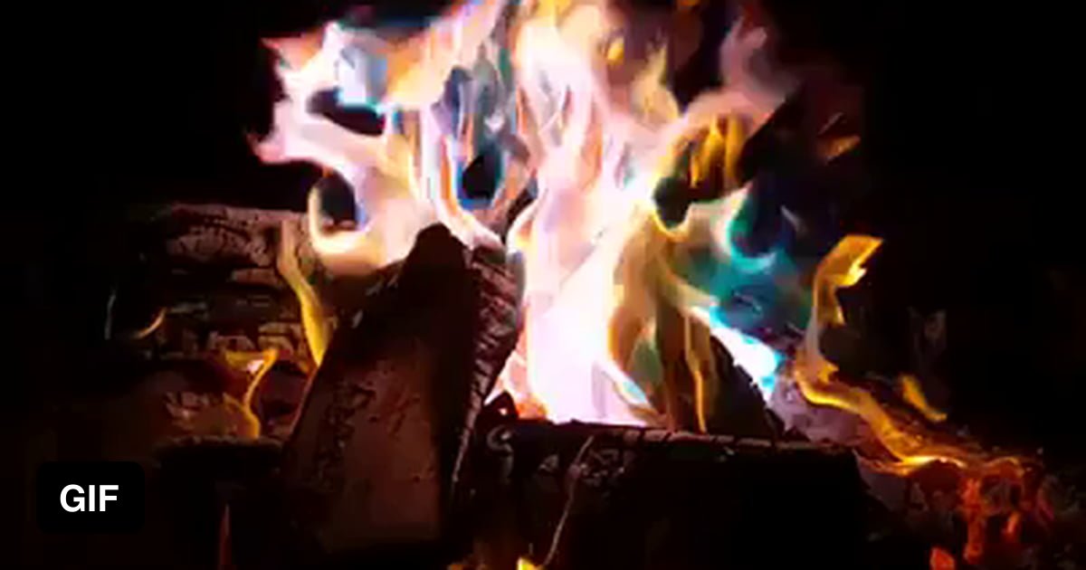 Multicolored Campfire - 9GAG
