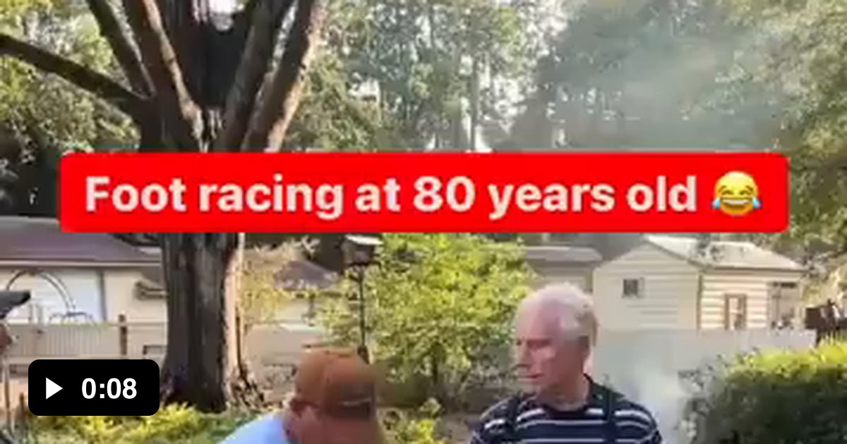 To win a race (fast grandpa) - 9GAG