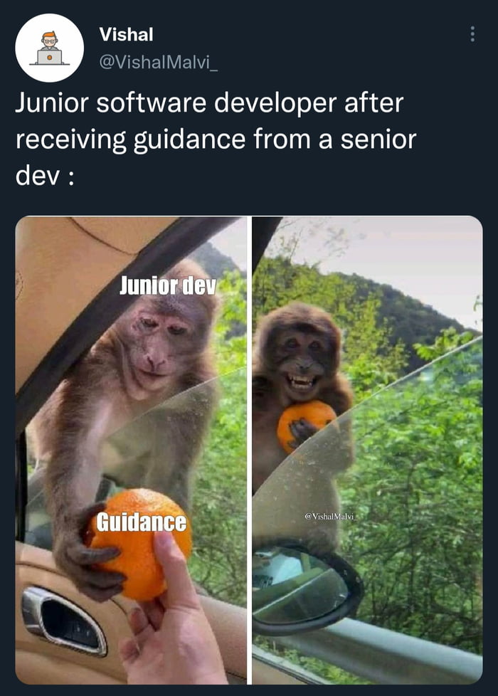 Big salute to senior developer - 9GAG