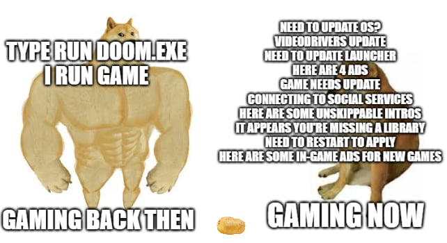 Gaming back then vs now - 9GAG