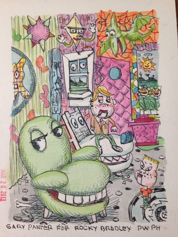 Gary Panter's art - The guy who designed the set for Pee Wee's ...