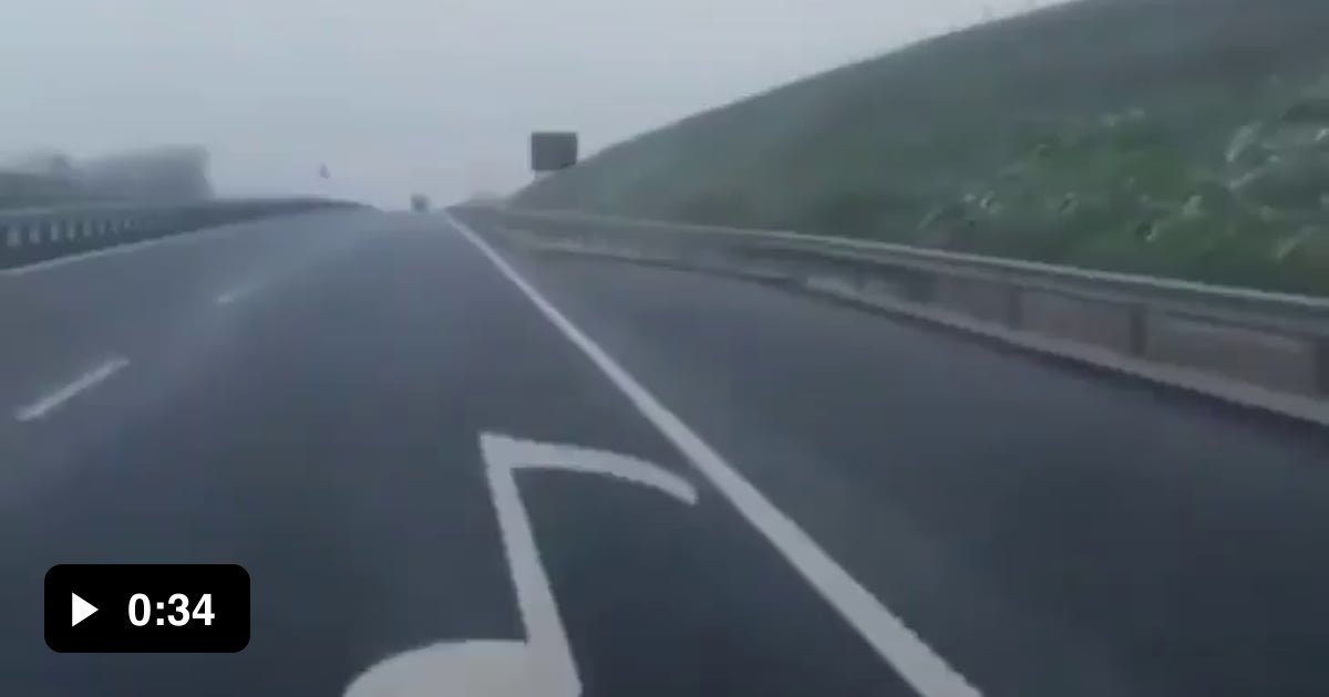 Road in Hungary that makes music as you drive over it - 9GAG