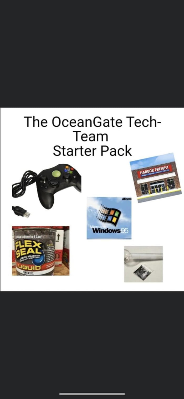 The OceanGate Tech Team Starter Pack - 9GAG