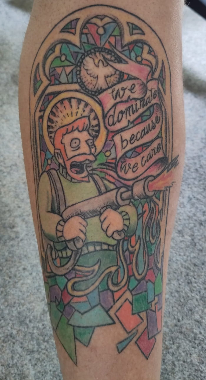 Hank Scorpio tattoo - 9GAG