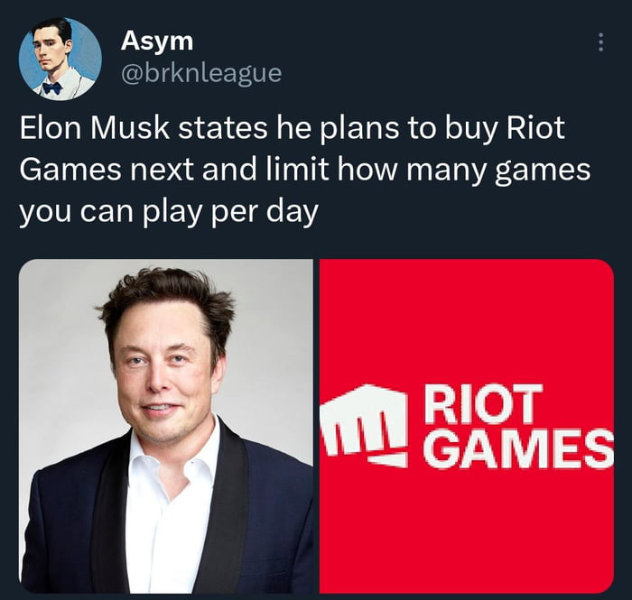 Riot Elon - 9GAG