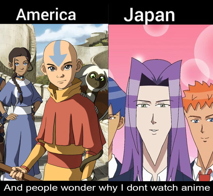 Just reply to dumb meme that compare worst looking american cartoon ...