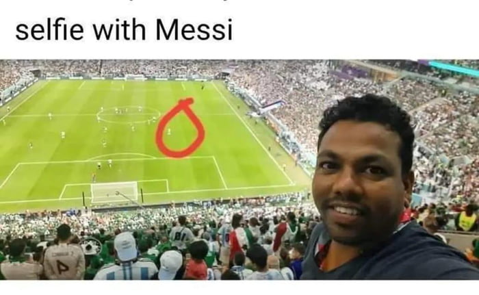 Selfie with Messi - 9GAG