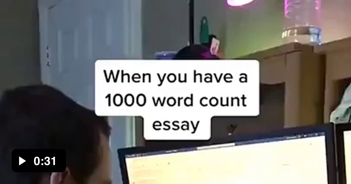 When you have 1000 word essay - 9GAG