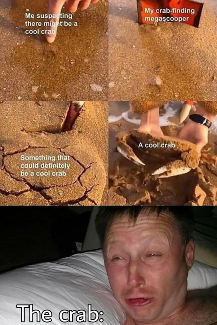 How to catch cool crab 🦀 - 9GAG
