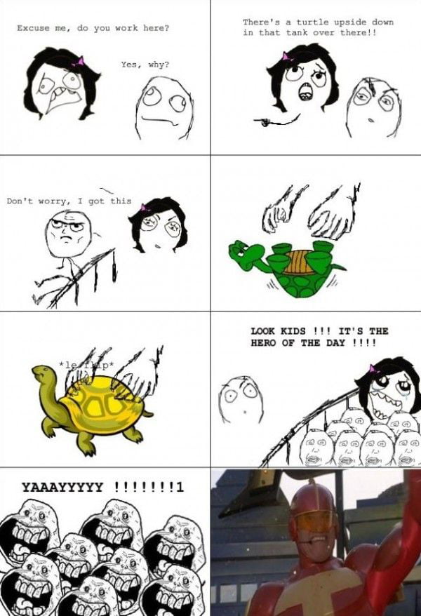 True story. I was the turtle - 9GAG