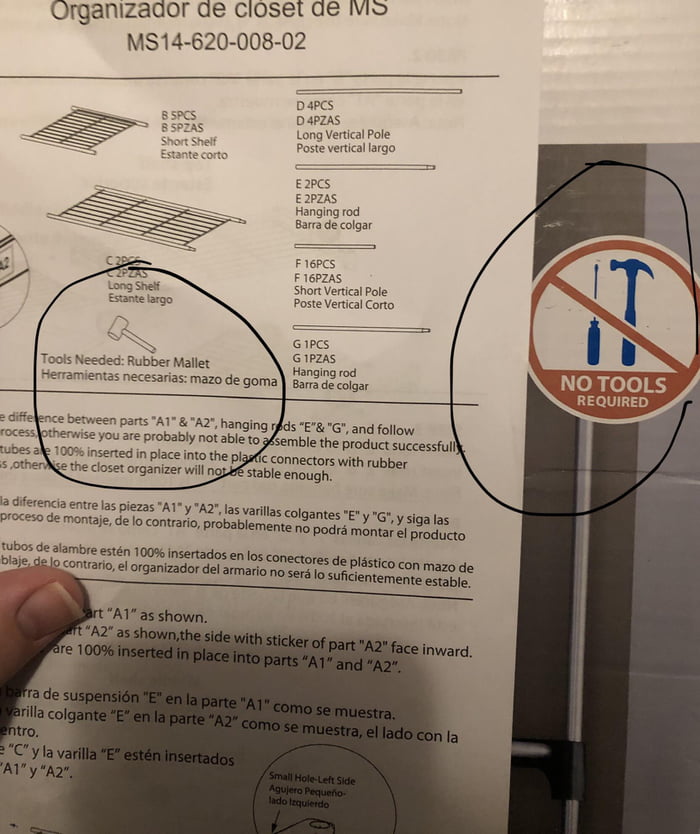 No tools needed, eh? - 9GAG