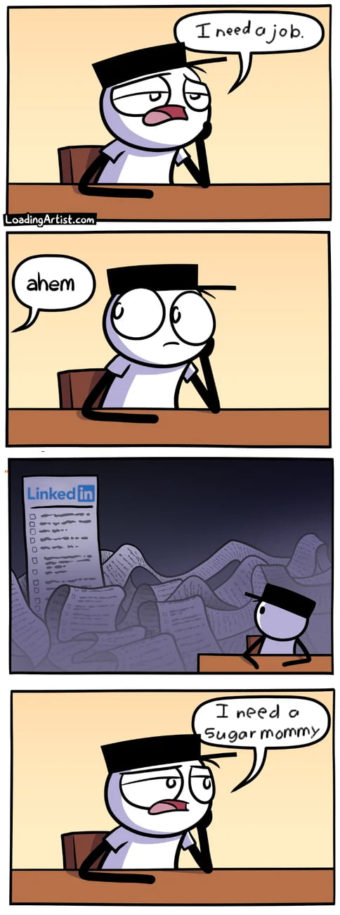 "Can you explain this gap in your CV?" - 9GAG