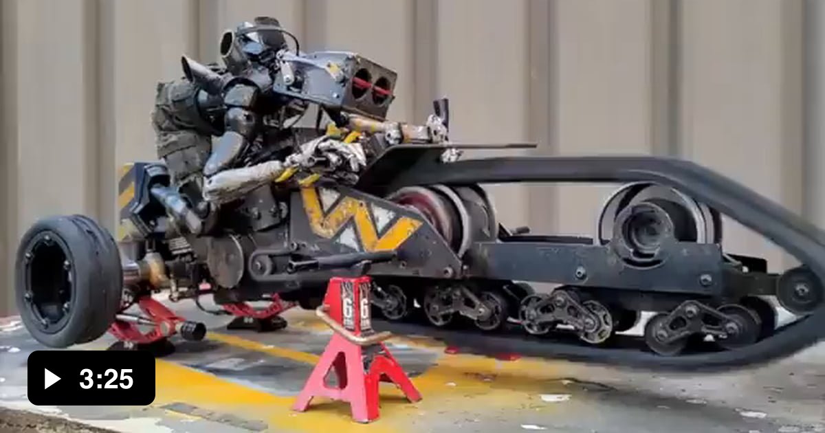 Incredible custom RC trike with animatronic robot rider (Danny Huynh ...