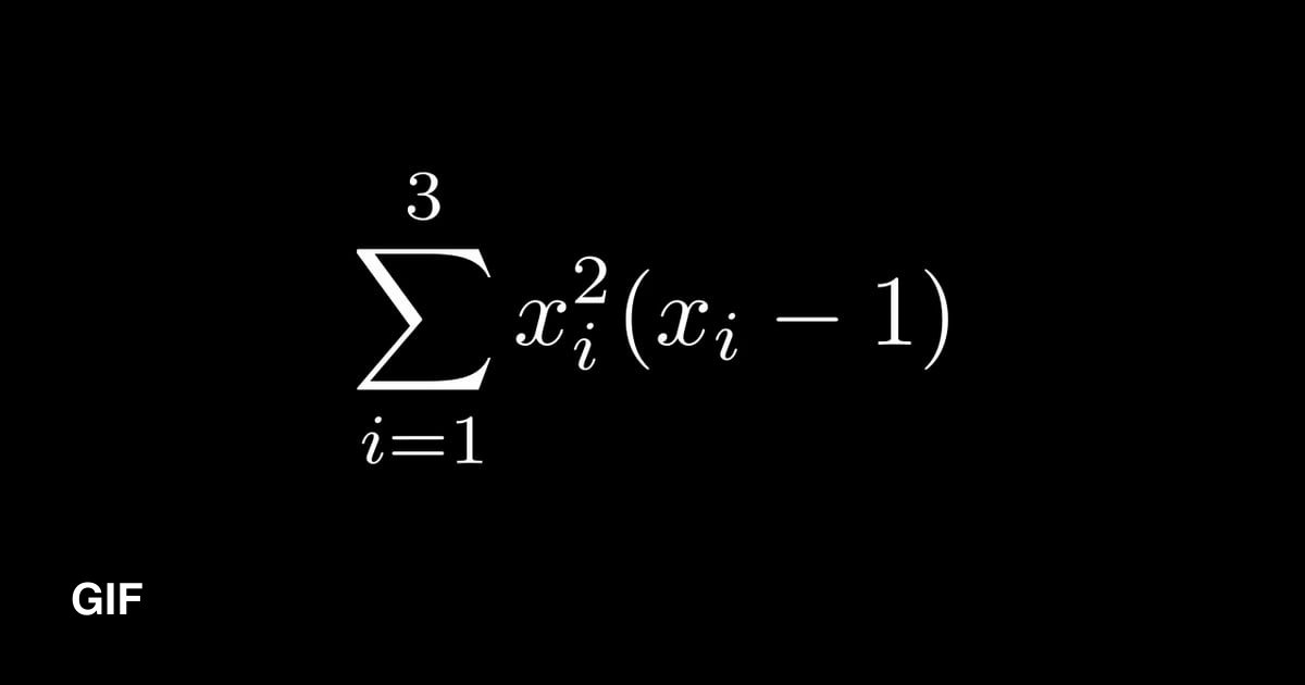 Mathematical Notation | Summations of Expressions - 9GAG