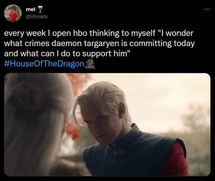 Long live Daemon Targaryen. The first of his name, Protector of Iron ...