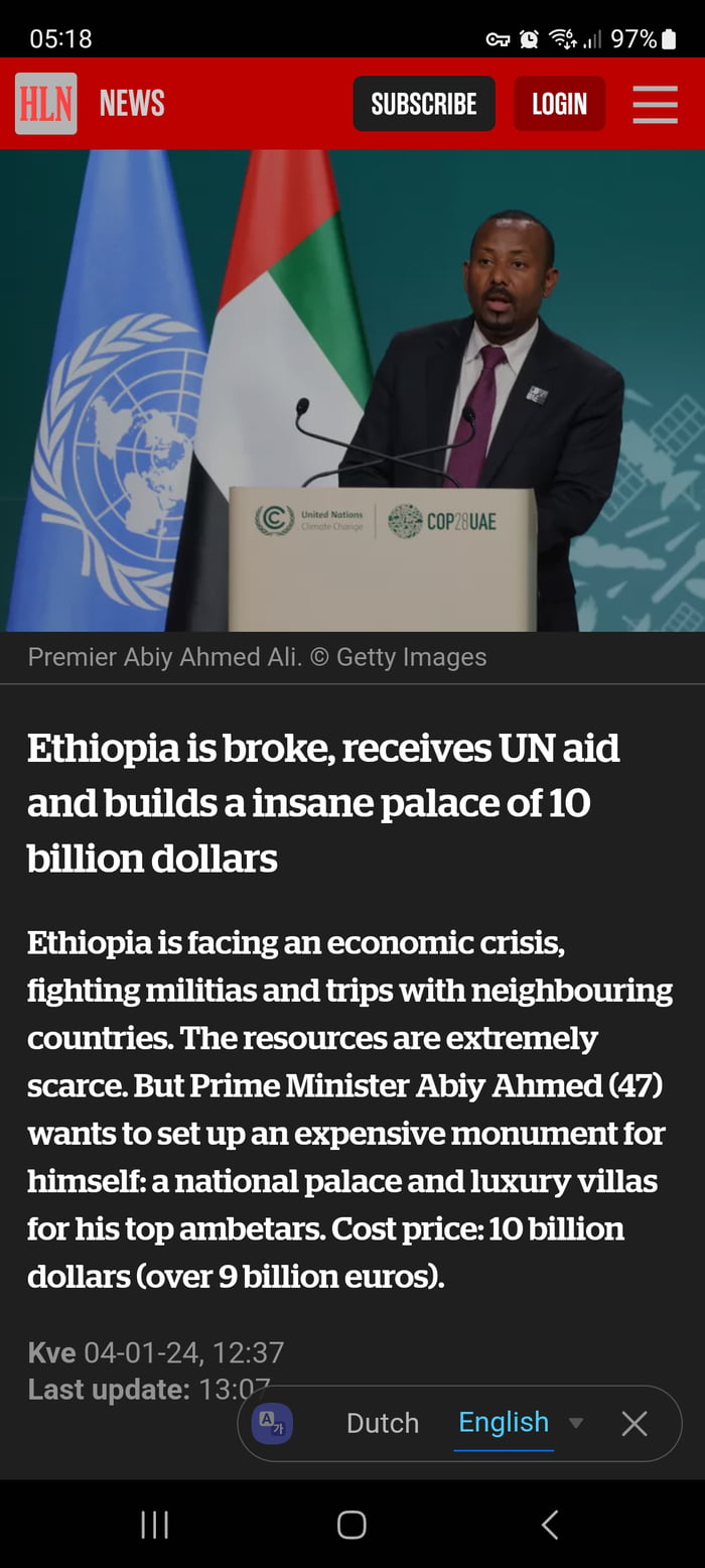 Ethiopia is broke, receives UN aid and builds a insane palace of 10 ...