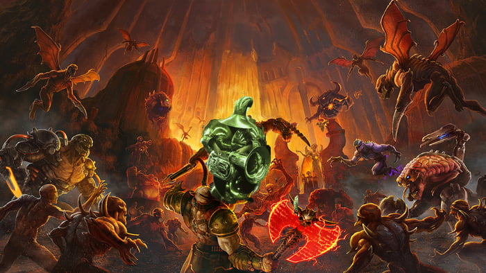 Doot slayer, Killer of all hell, and ruler of the band class. - 9GAG